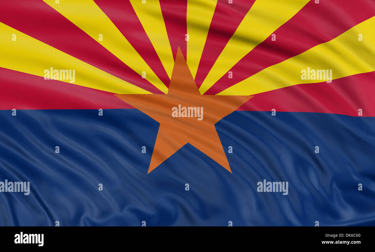 Arizona Flag Stockfotos und -bilder Kaufen - Alamy