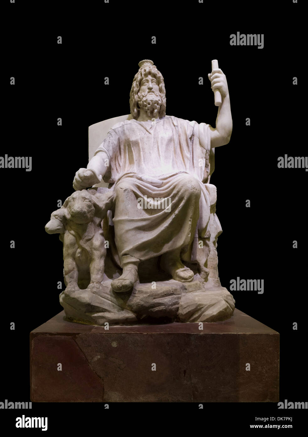 Marmor Statue des Serapis, 4. Jahrhundert, Musei Vaticani, temporäre ...