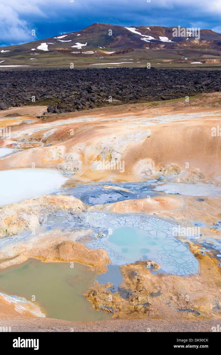 Krafla Kratersee Stockfotos und -bilder Kaufen - Alamy