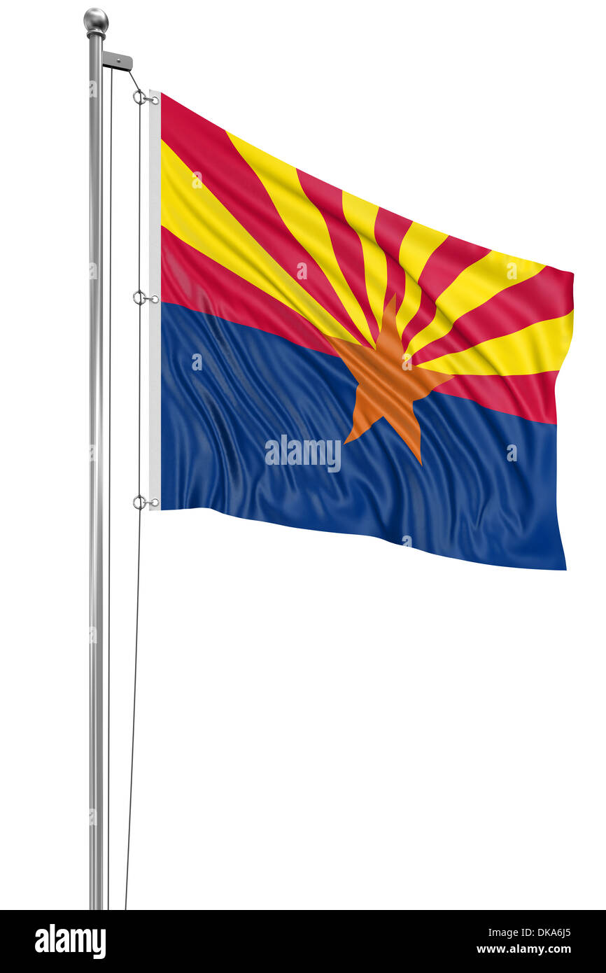 Arizona Flag Stockfotos und -bilder Kaufen - Alamy