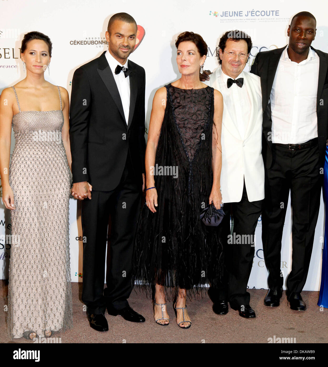 Tony Parker und seine Freundin Axelle Prinzessin Caroline von Monaco ...