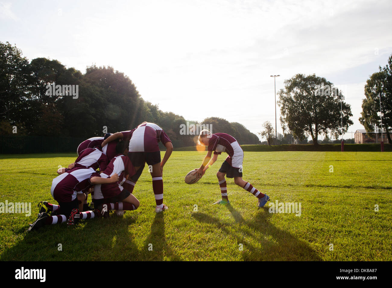 Rugby scrum -Fotos und -Bildmaterial in hoher Auflösung – Alamy