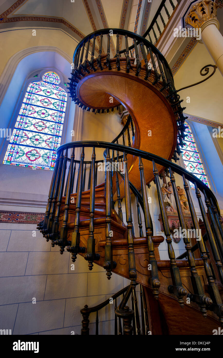 Loretto chapel santa fe staircase -Fotos und -Bildmaterial in hoher ...