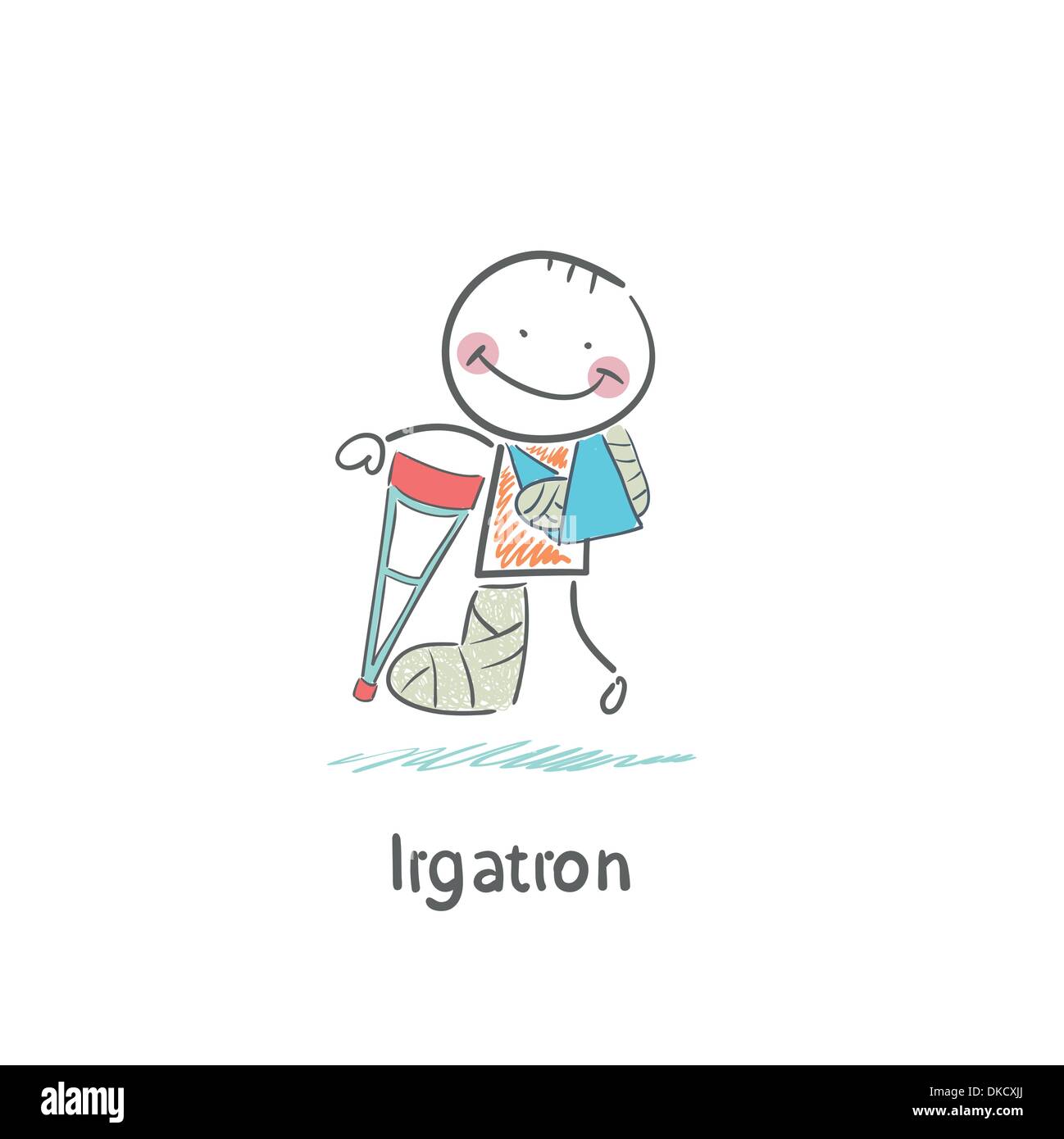 Bone fracture Stock-Vektorgrafiken kaufen - Alamy