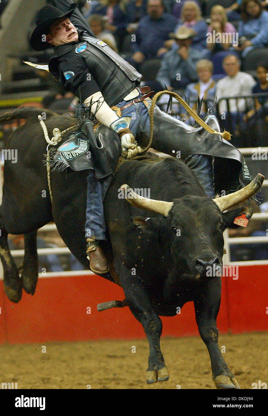 6. Februar 2007 - San Antonio, TX, USA - CORY MELTON, von Tolar, TX, an ...