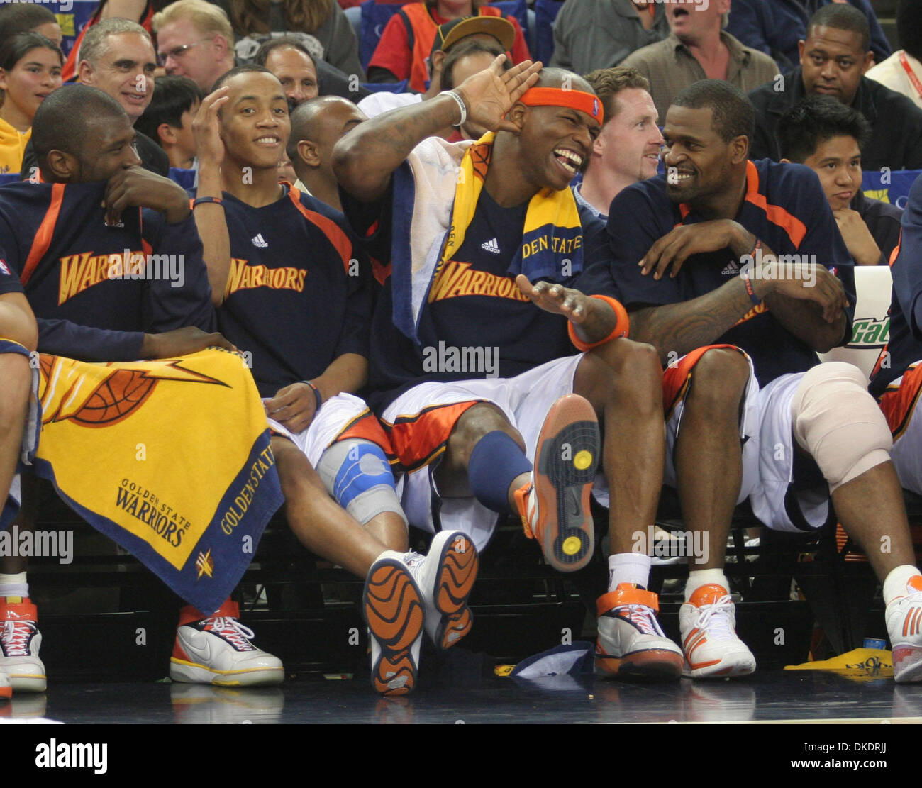 9. April 2007 - Oakland, CA, USA - Krieger AL HARRINGTON, zweiter von ...