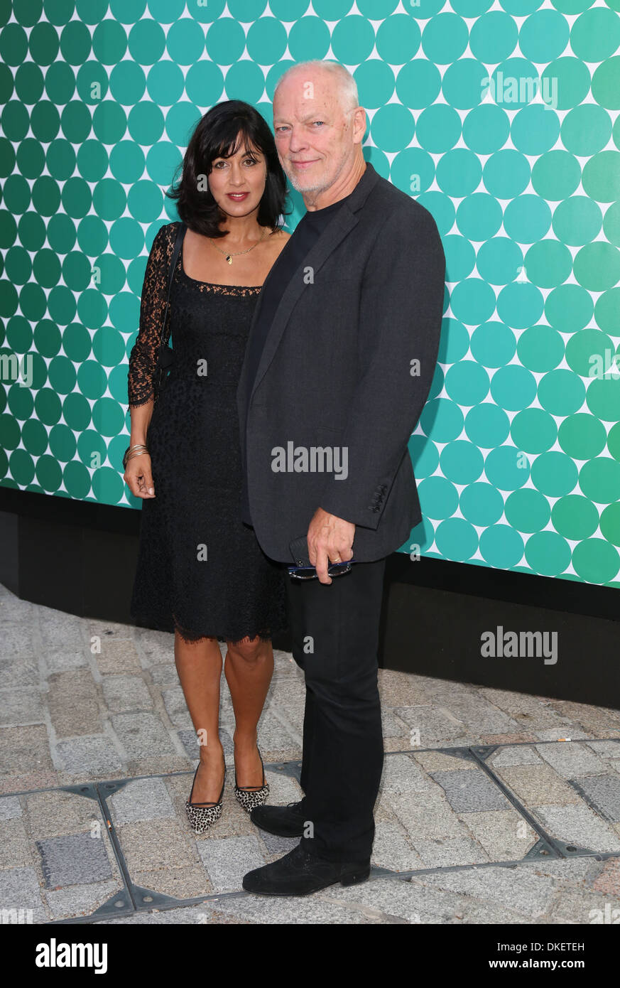David Gilmour und seine Frau Polly Samson London Fashion Week Frühjahr ...