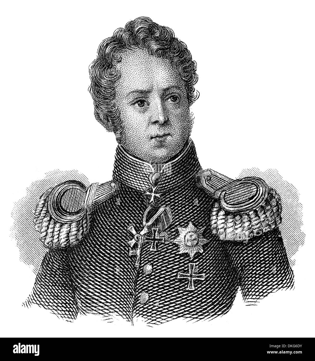 Porträt von August Wilhelm Antonius Graf Neidhardt von Gneisenau, 1760 ...