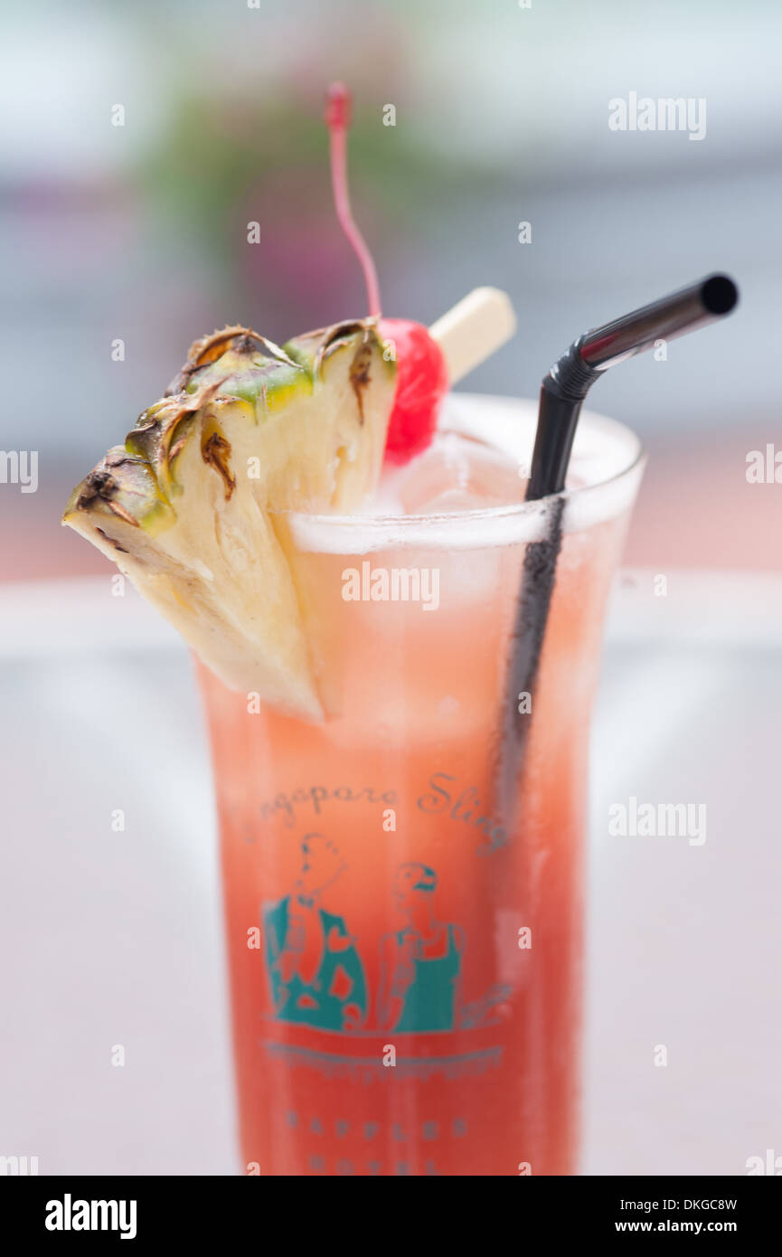 The Long Bar Raffles Hotel Singapore Stockfotos und -bilder Kaufen - Alamy