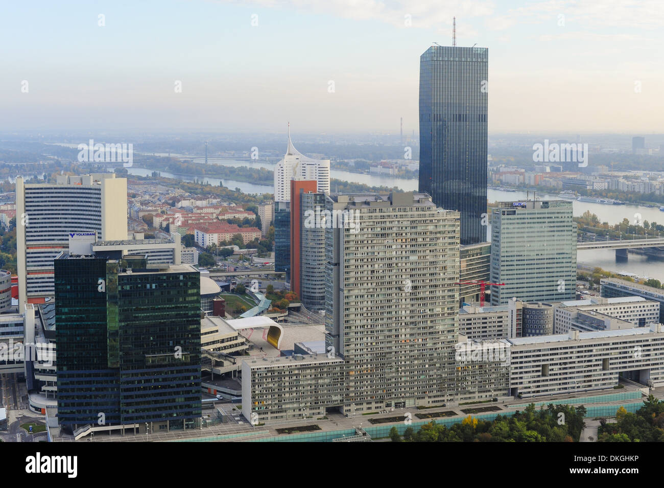 Donau Stadt Wien Stockfotos und -bilder Kaufen - Alamy