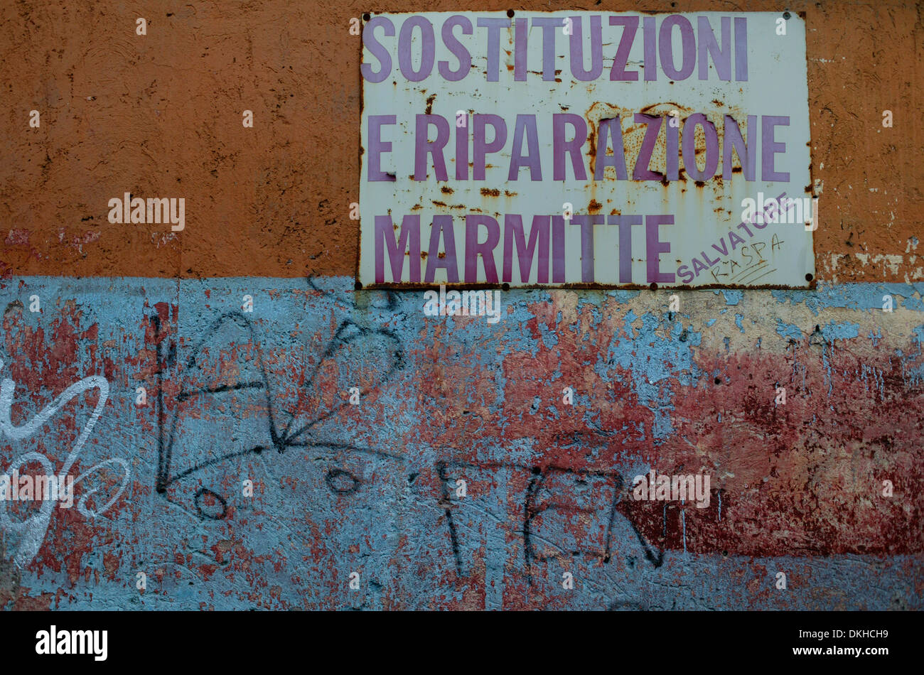 Römische graffiti Stockfotos und -bilder Kaufen - Alamy