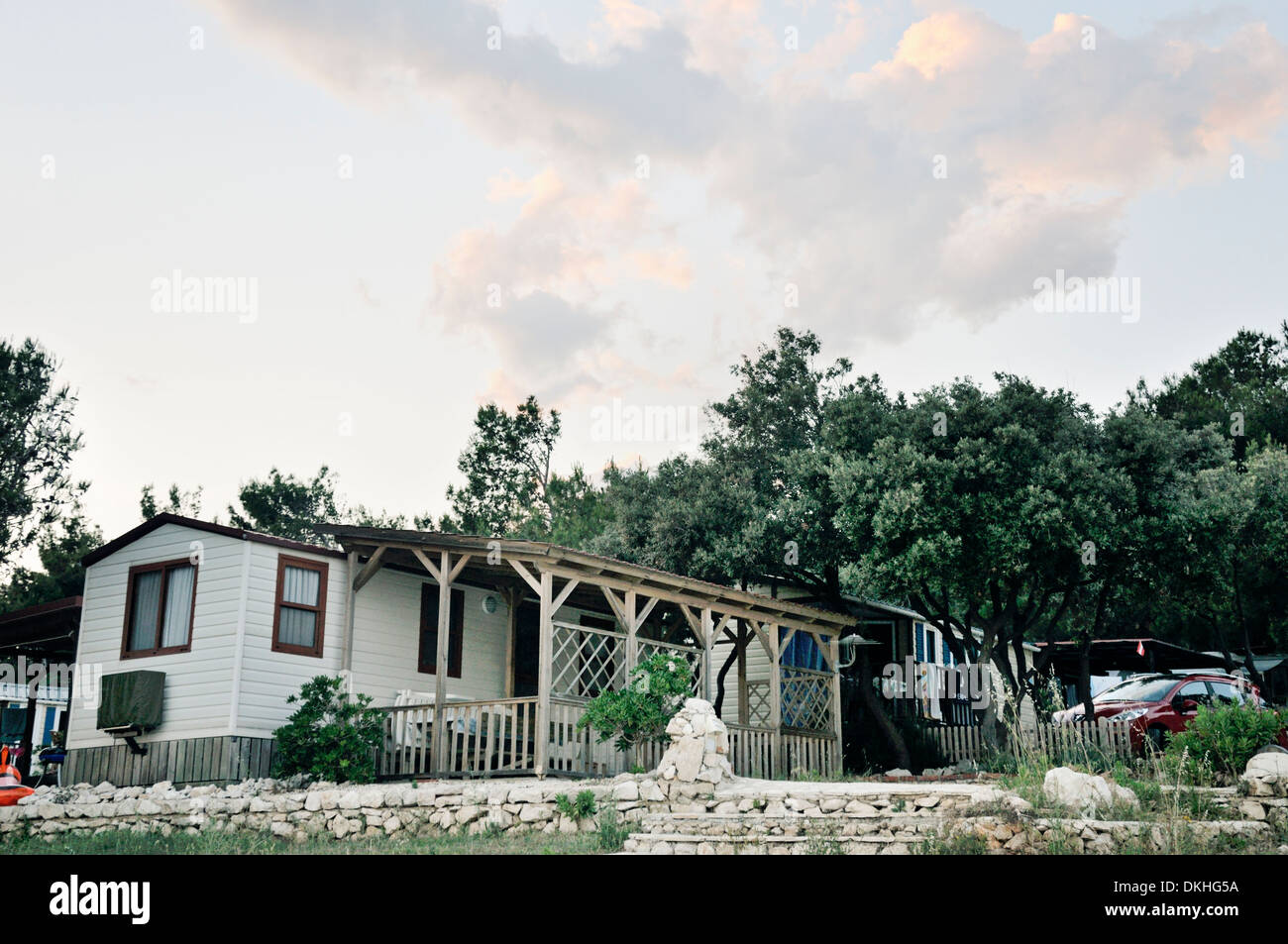 Camping Village Simuni, Insel Pag, Kroatien, Europa Stockfotografie - Alamy