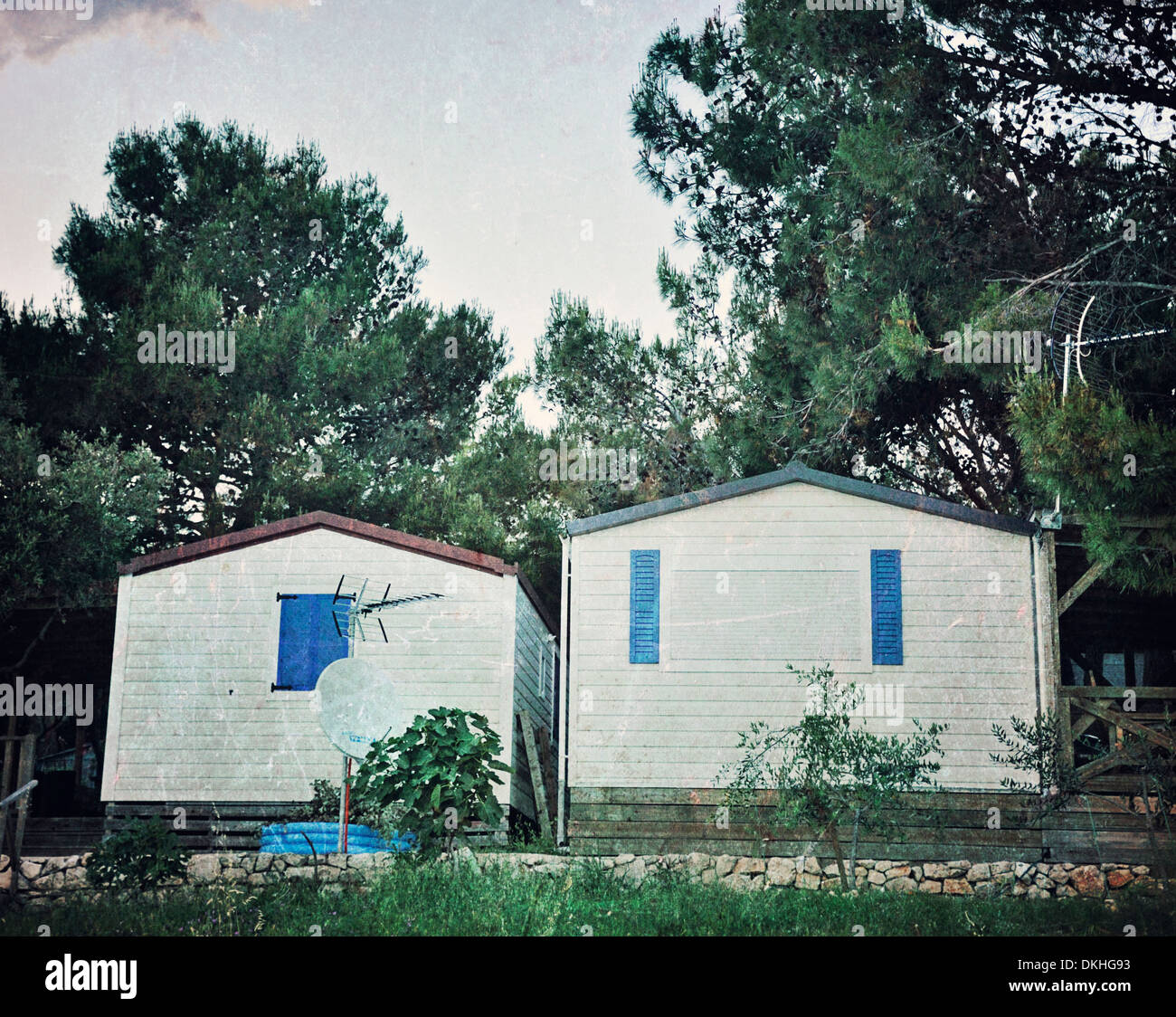Camping Village Simuni, Insel Pag, Kroatien, Europa Stockfotografie - Alamy