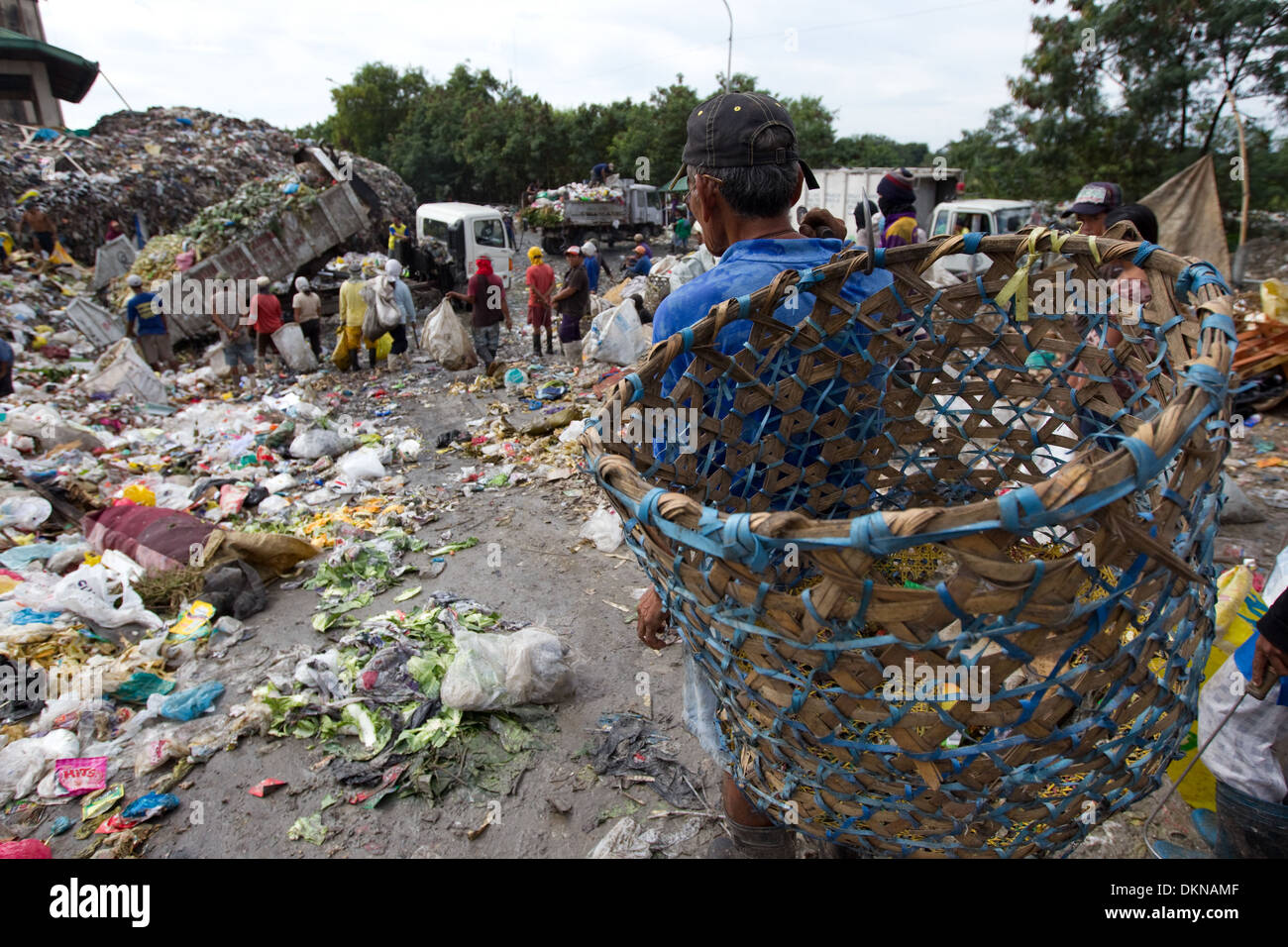 Inayawan Deponie Deponie, Cebu City, Philippinen Stockfotografie - Alamy
