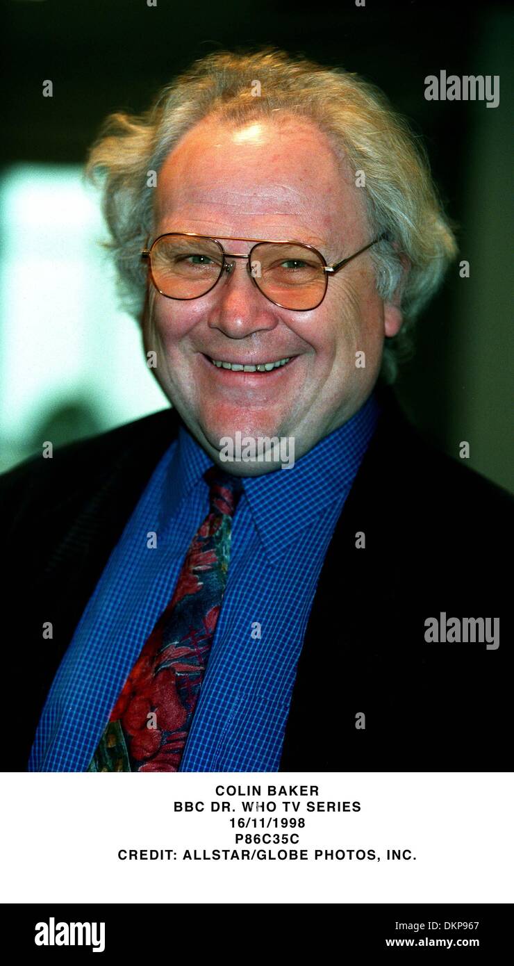 COLIN BAKER. BBC-DR. WHO TV SERIES.16/11/1998.P86C35C Stockfotografie ...