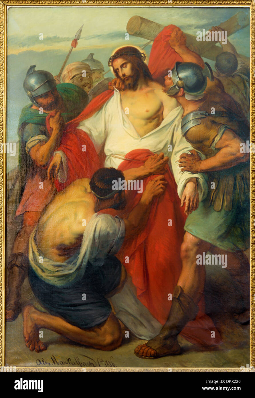 Jesus Christus Hat Seine Kleider Abgelegt Stockfotos und -bilder Kaufen ...