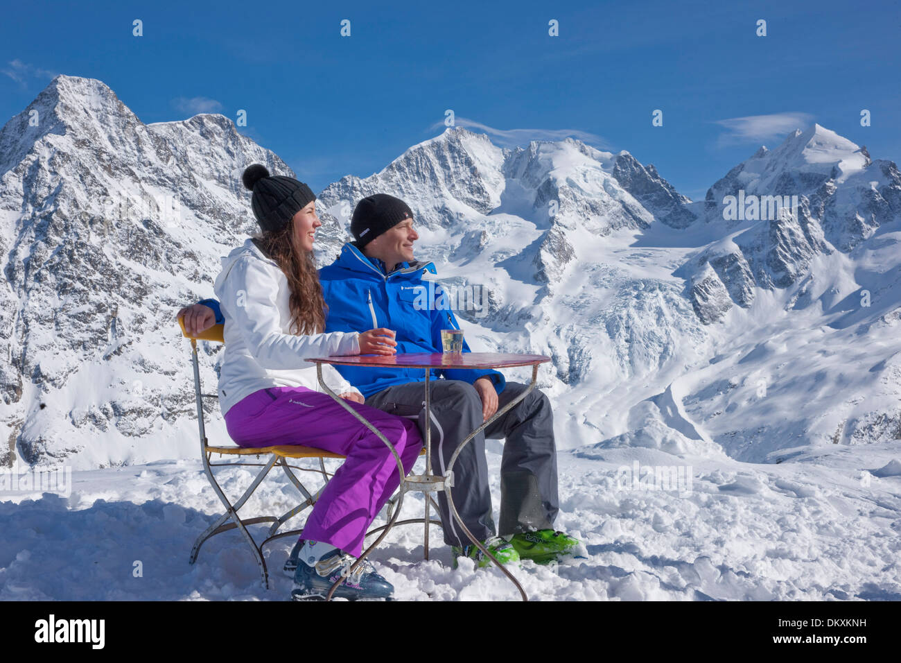 Schweiz Europa Kanton GR Graubünden Graubünden Engadin Engadin Oberengadin Piz Bernina Berge Piz ...
