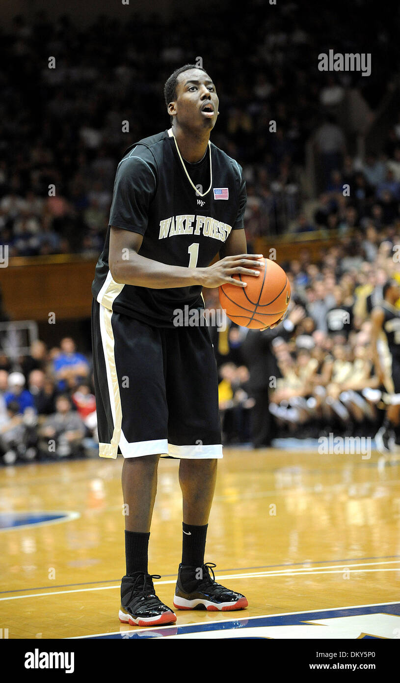 17. Januar 2010 - Durham, North Carolina; USA - Wake Forest Demon ...
