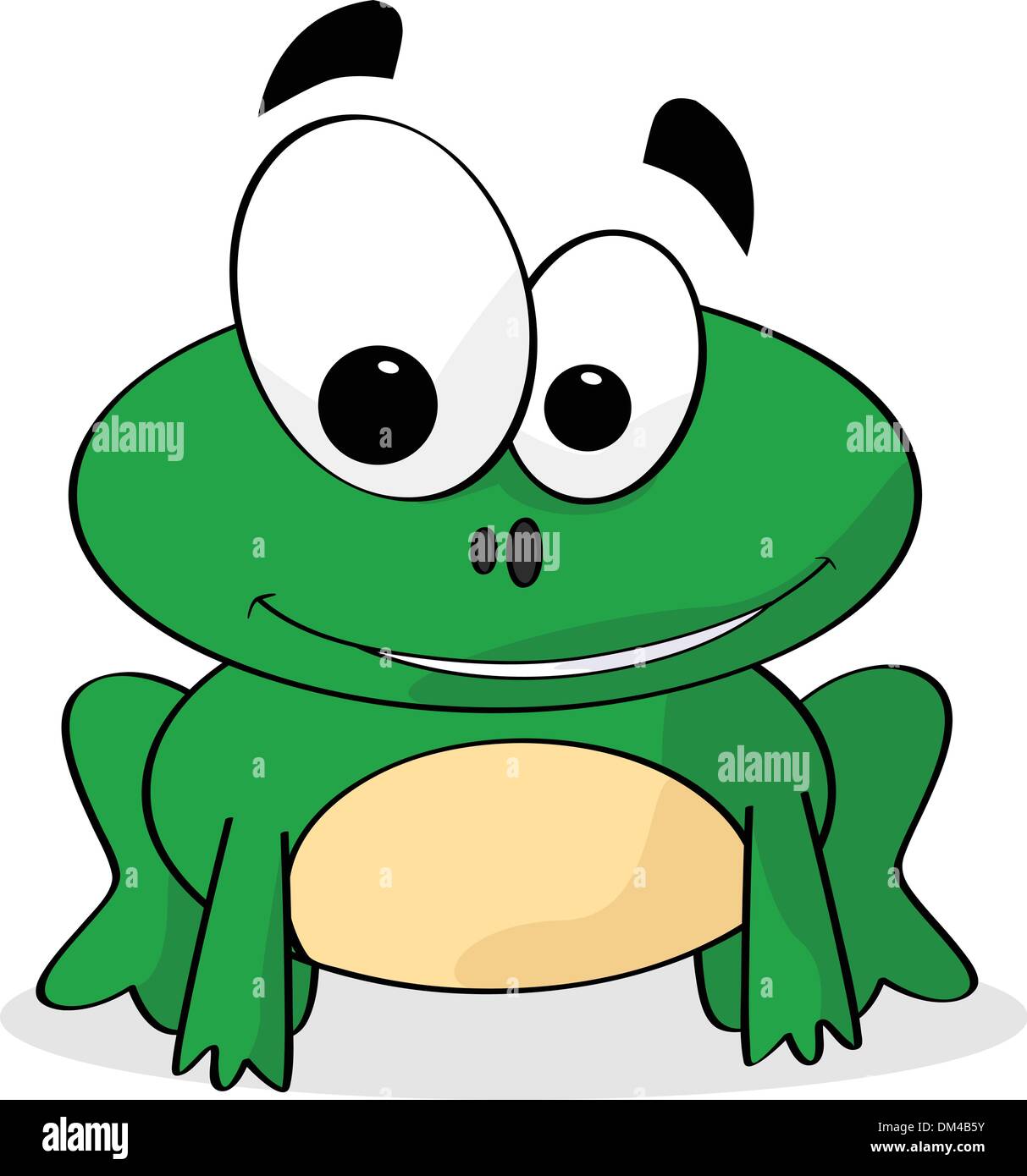 Cute frog cartoon smiling -Fotos und -Bildmaterial in hoher Auflösung ...