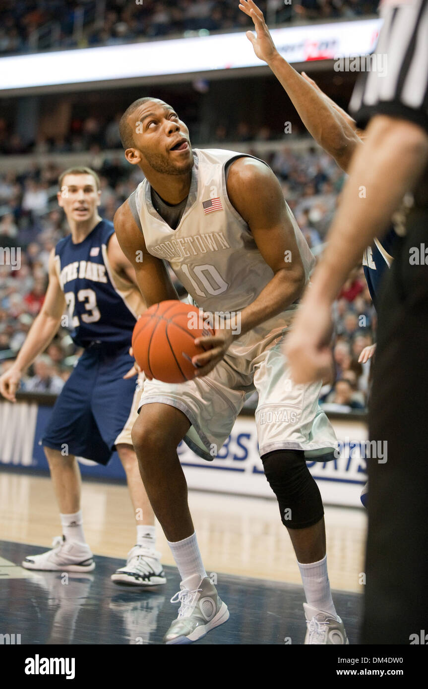 Washington D.C. Verizon Center. . Georgetown-center Greg Monroe (10 ...