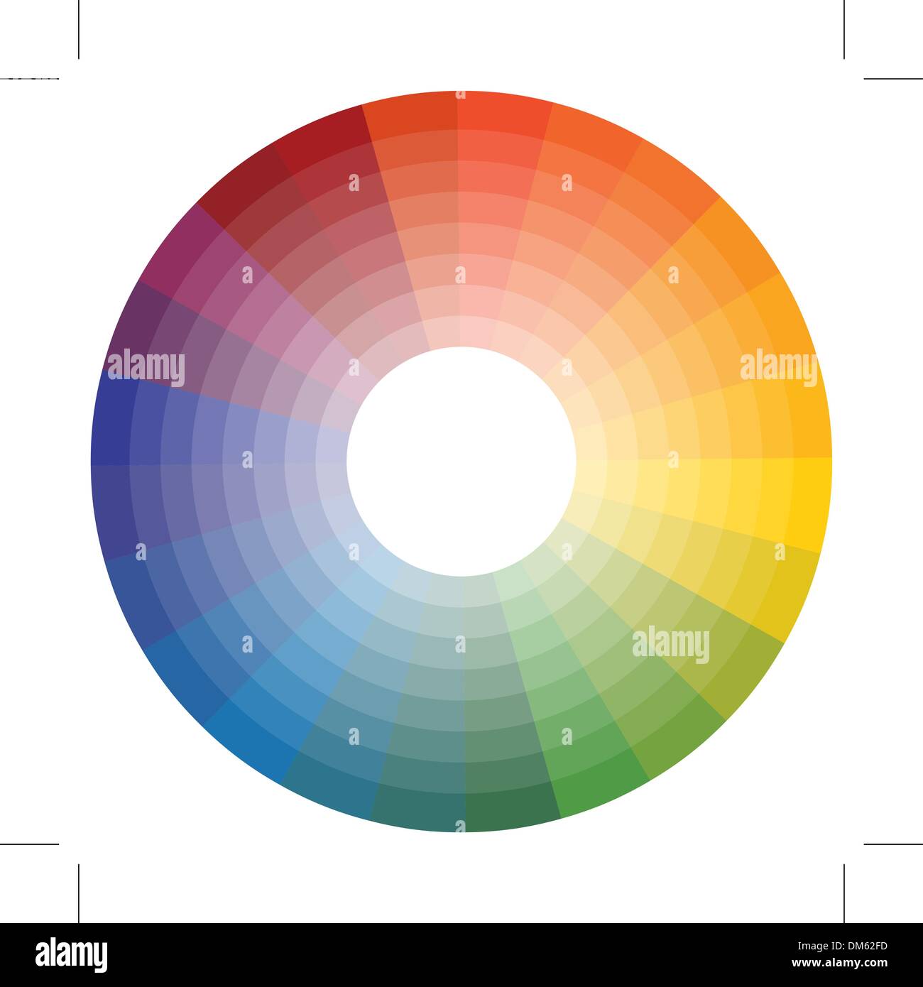 A cmyk color chart Stock-Vektorgrafiken kaufen - Alamy