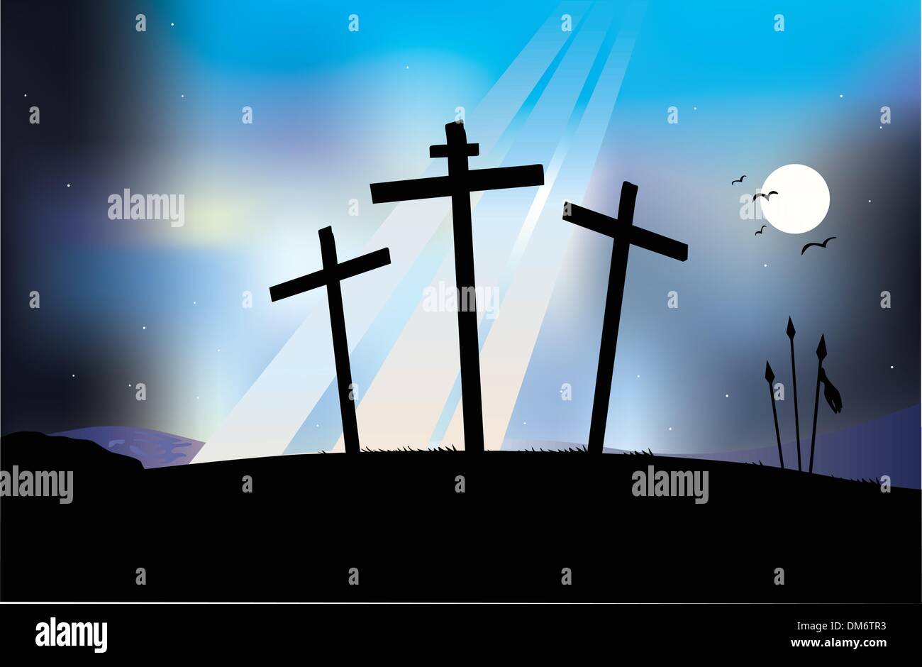 Kreuzigung von jesus Stock-Vektorgrafiken kaufen - Alamy