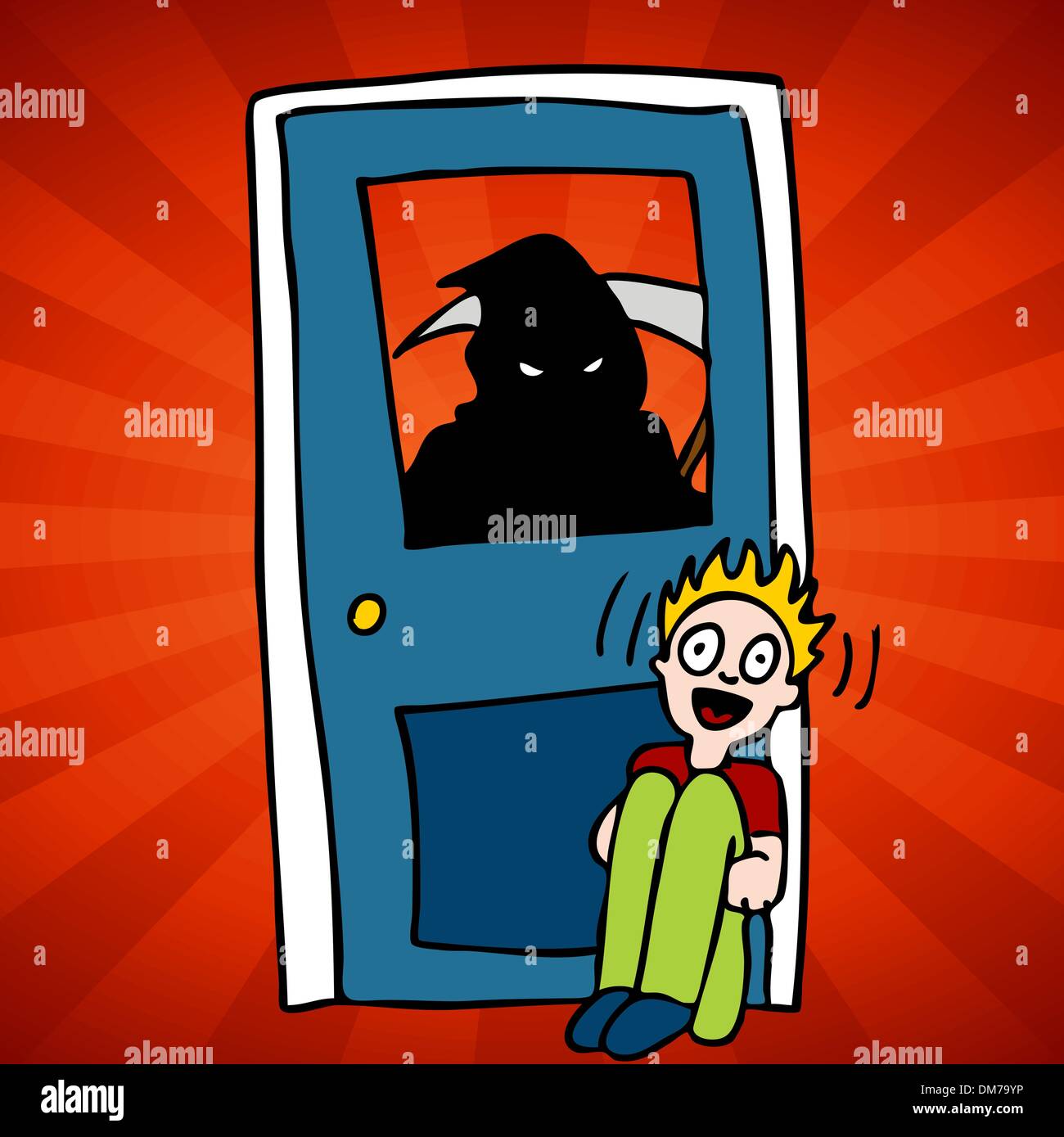 Sensenmann zeichnung Stock-Vektorgrafiken kaufen - Alamy