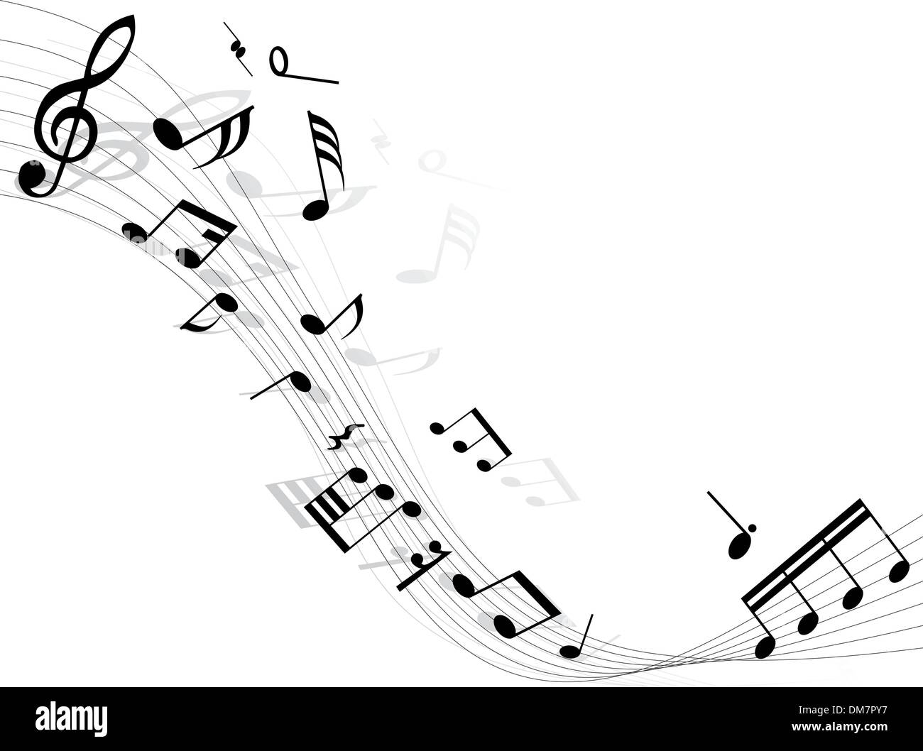 Musical notes vector vectors Stock-Vektorgrafiken kaufen - Seite 3 - Alamy