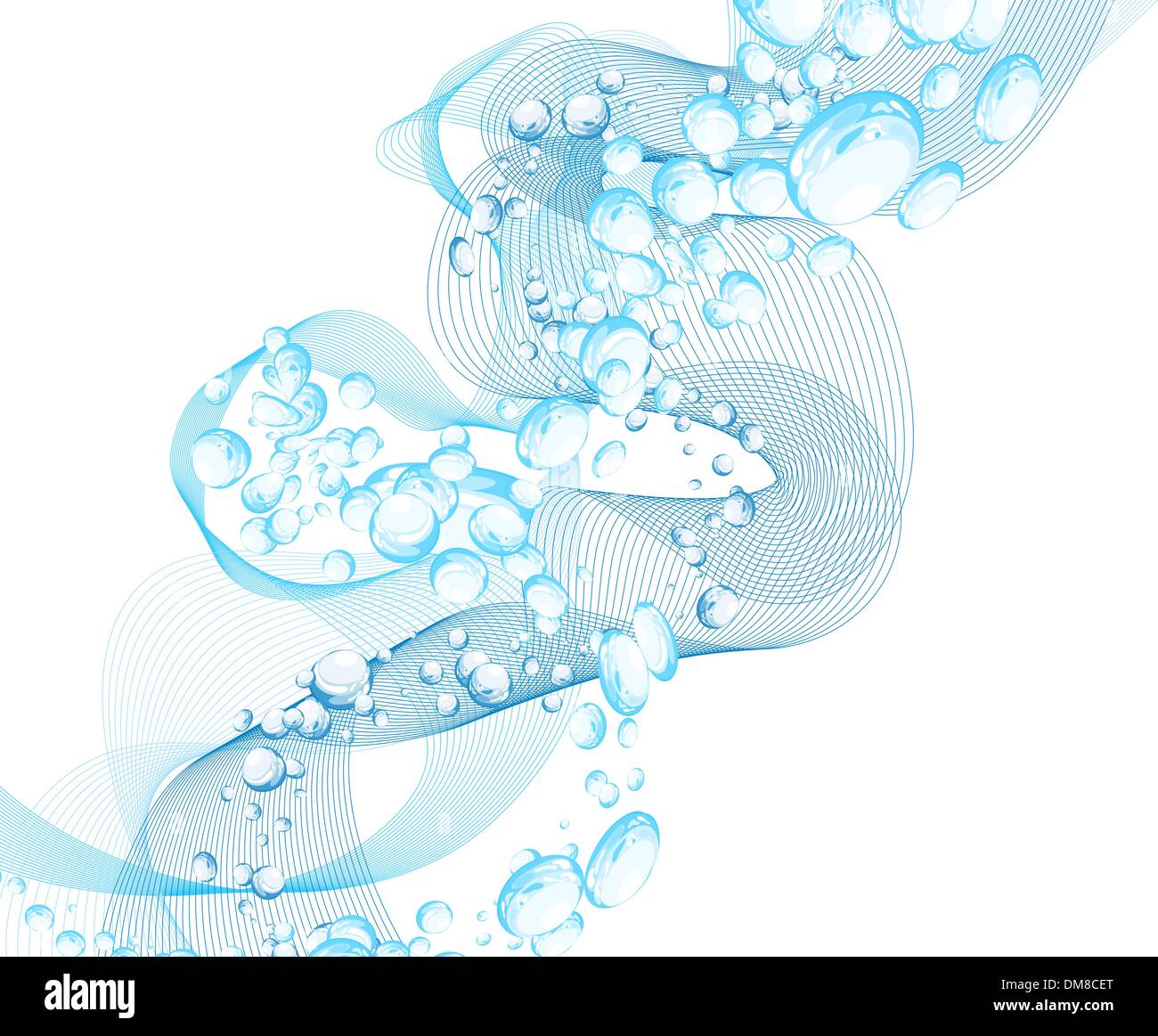 Welle kreise wasser tropfen muster Stock-Vektorgrafiken kaufen - Alamy