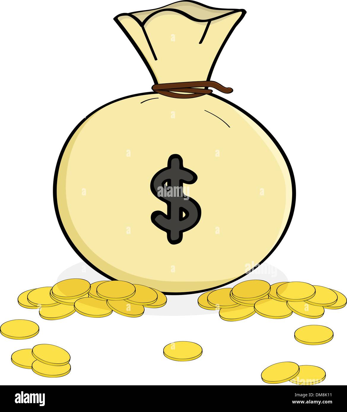 Geldsack cartoon Stock-Vektorgrafiken kaufen - Alamy