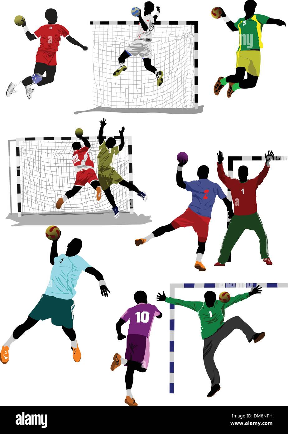 Colored handball -Fotos und -Bildmaterial in hoher Auflösung – Alamy