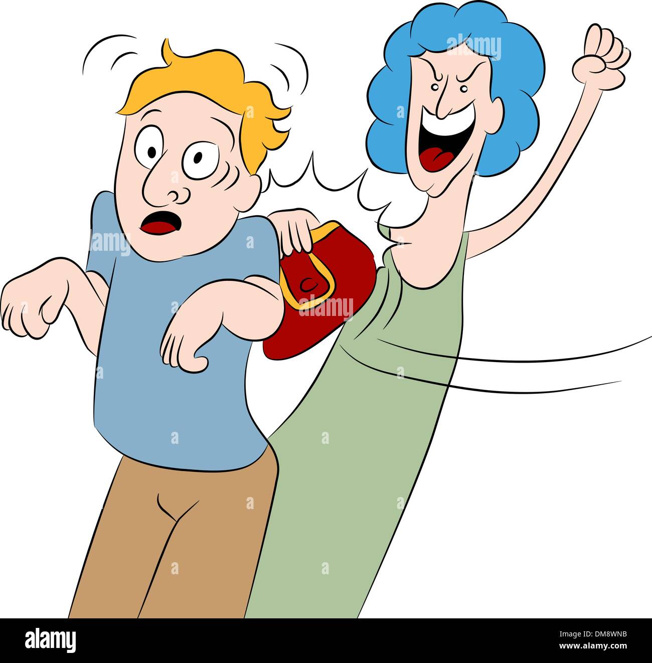 Frau schlägt mann -Fotos und -Bildmaterial in hoher Auflösung – Alamy