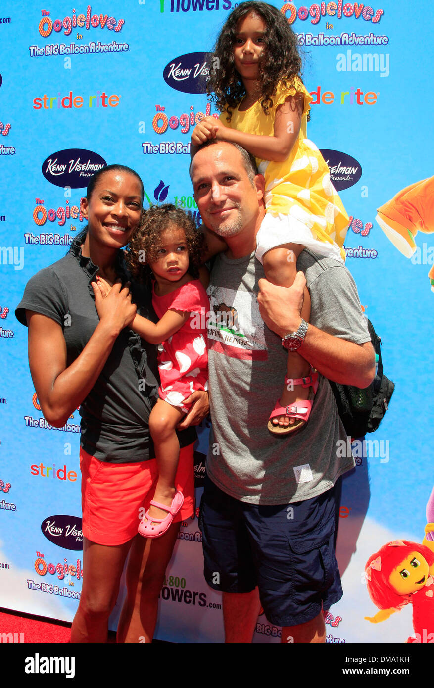 Kearran Giovanni und Familie abgehaltenen Graumans Chinese Theatre ...