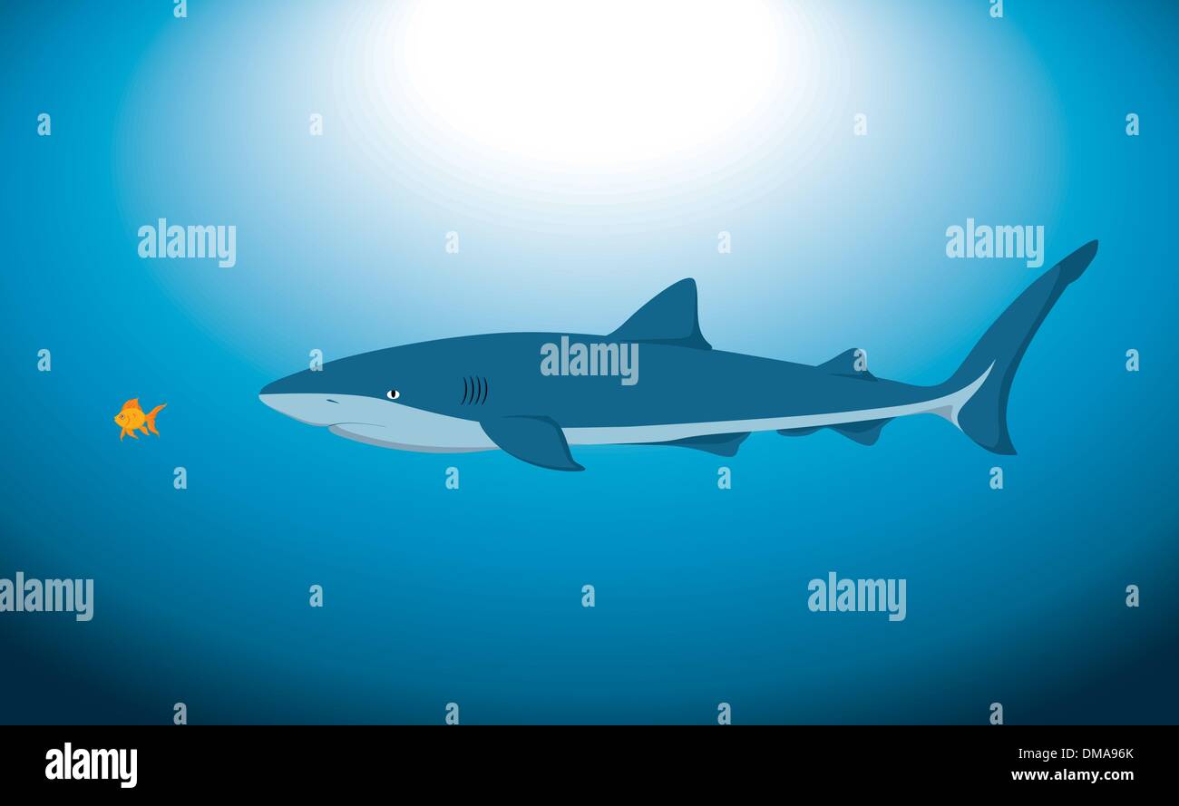 Gelbe fische unter wasser Stock-Vektorgrafiken kaufen - Alamy