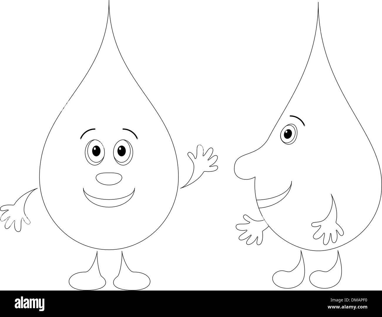 Cartoon wassertropfen -Fotos und -Bildmaterial in hoher Auflösung – Alamy