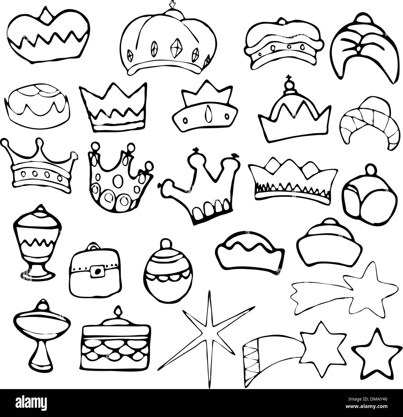 Religionen clipart Schwarzweiß-Stockfotos und -bilder - Alamy