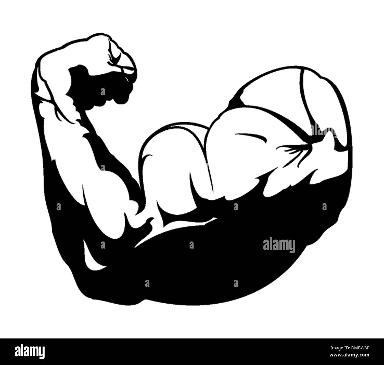 Body builder Stock-Vektorgrafiken kaufen - Alamy