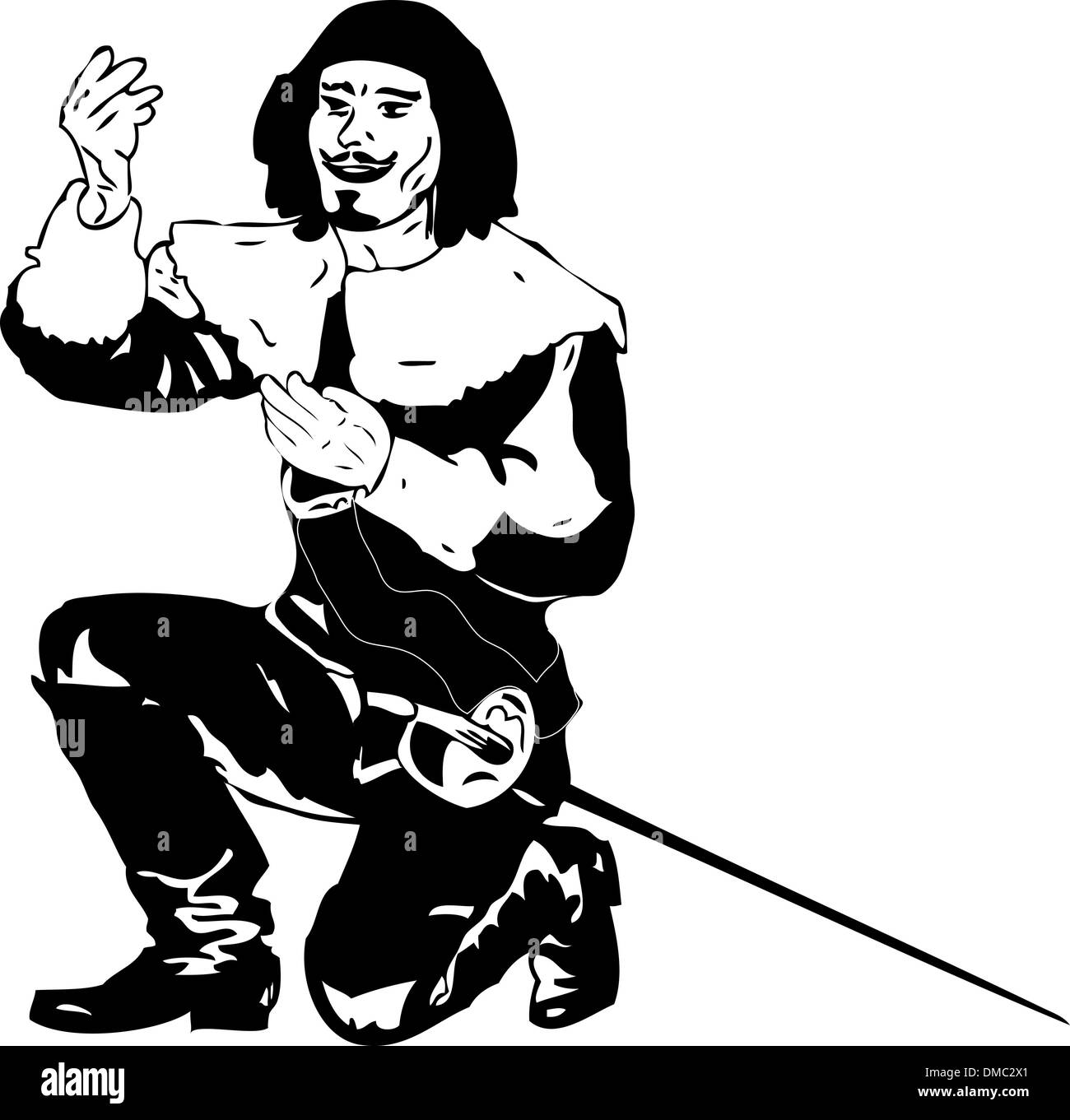 Der musketier Stock-Vektorgrafiken kaufen - Alamy