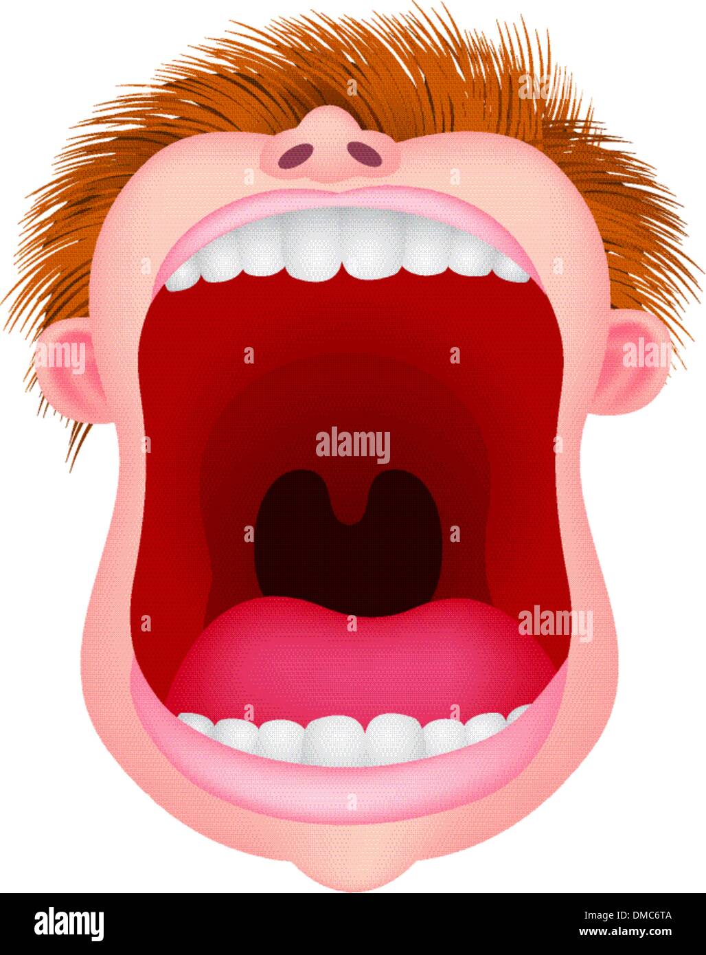 Offene lippen Stock-Vektorgrafiken kaufen - Alamy
