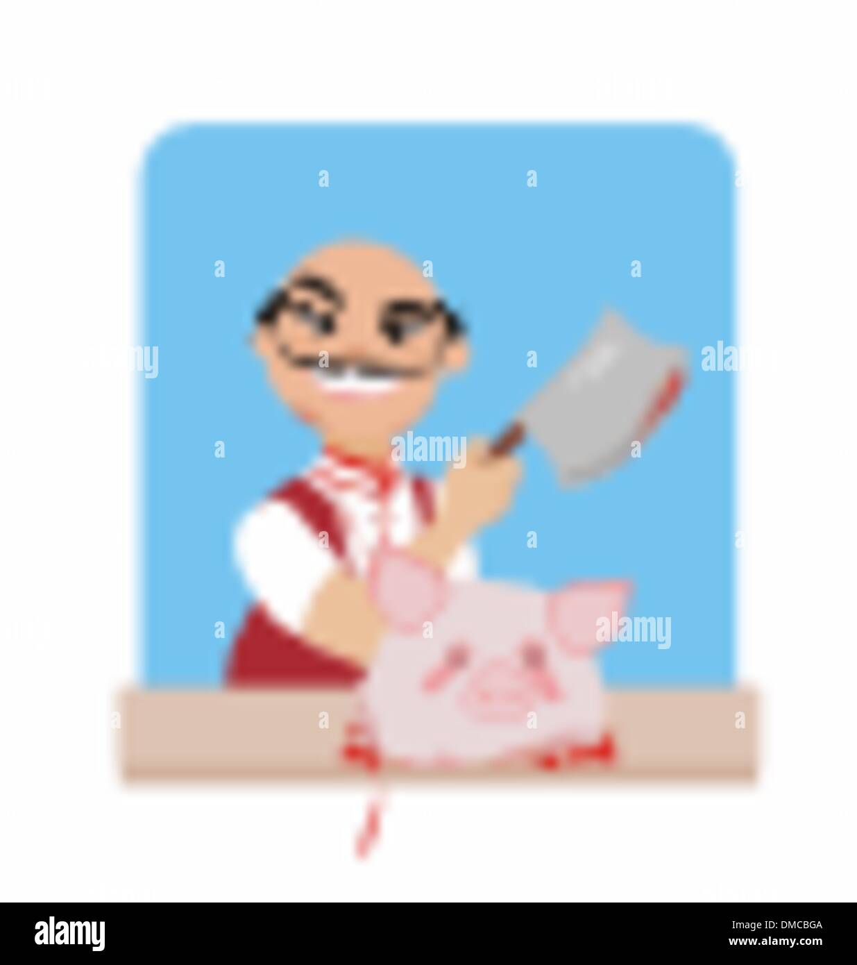 Butcher cartoon -Fotos und -Bildmaterial in hoher Auflösung – Alamy