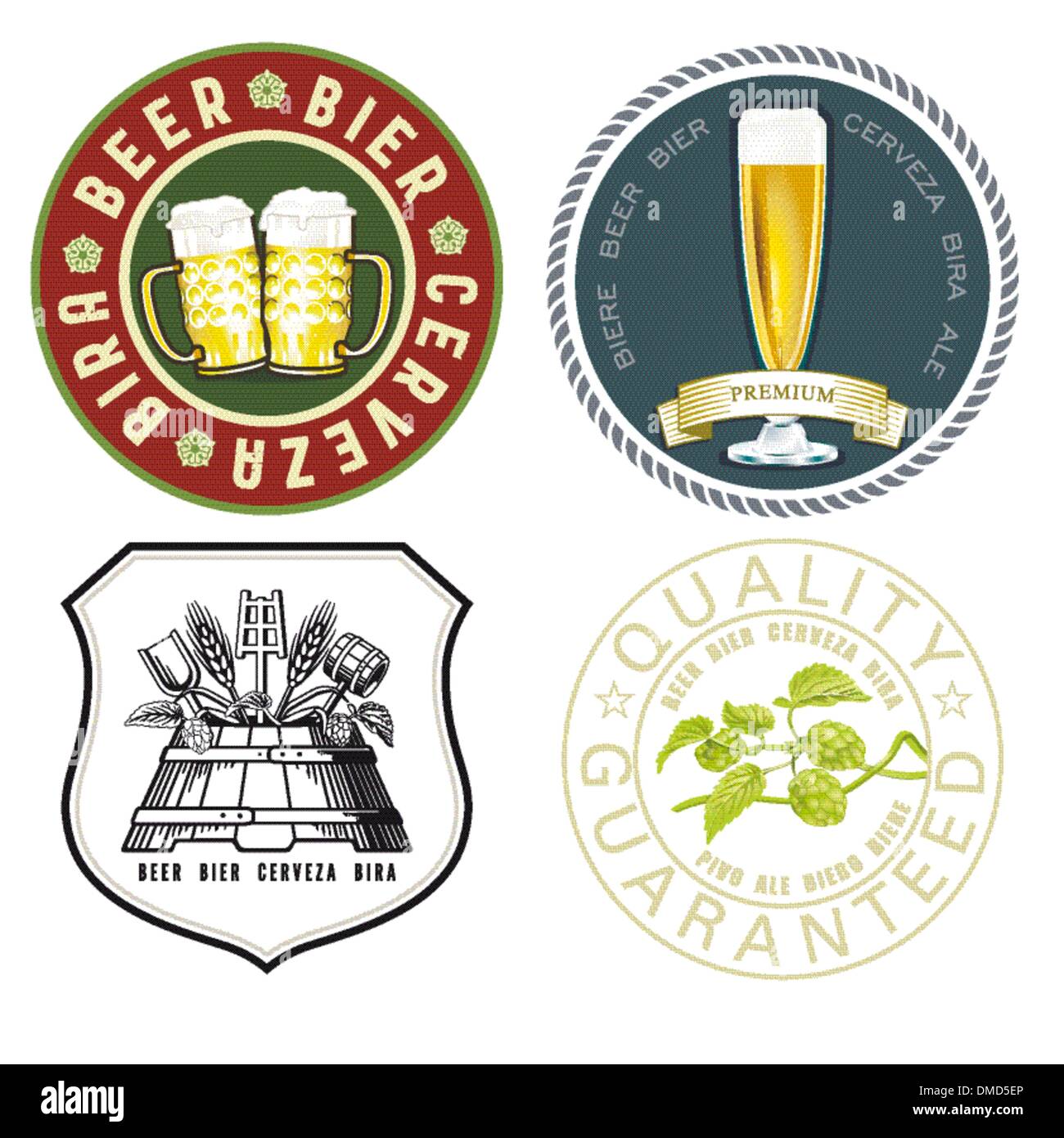Bier hopfen vektor vektoren -Fotos und -Bildmaterial in hoher Auflösung ...