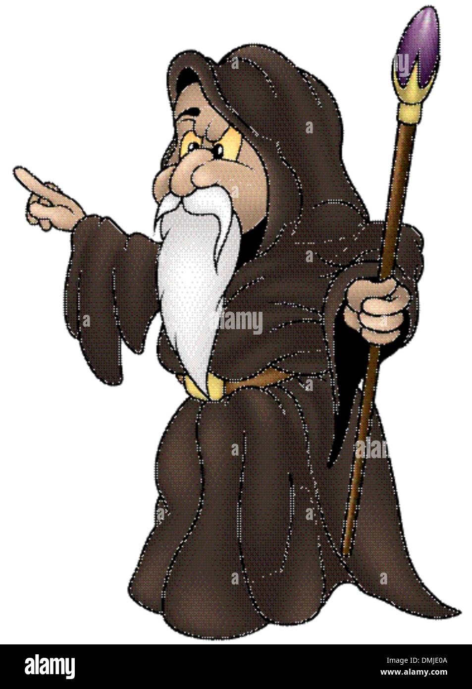 Zauberer cartoon Stock-Vektorgrafiken kaufen - Alamy