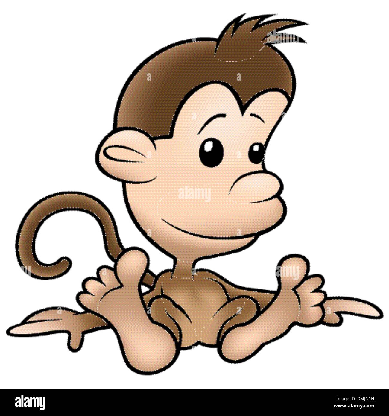 Affe cartoon clipart Ausgeschnittene Stockfotos und -bilder - Seite 2 ...