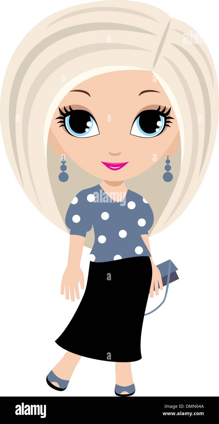 Cartoon blonde frau -Fotos und -Bildmaterial in hoher Auflösung – Alamy