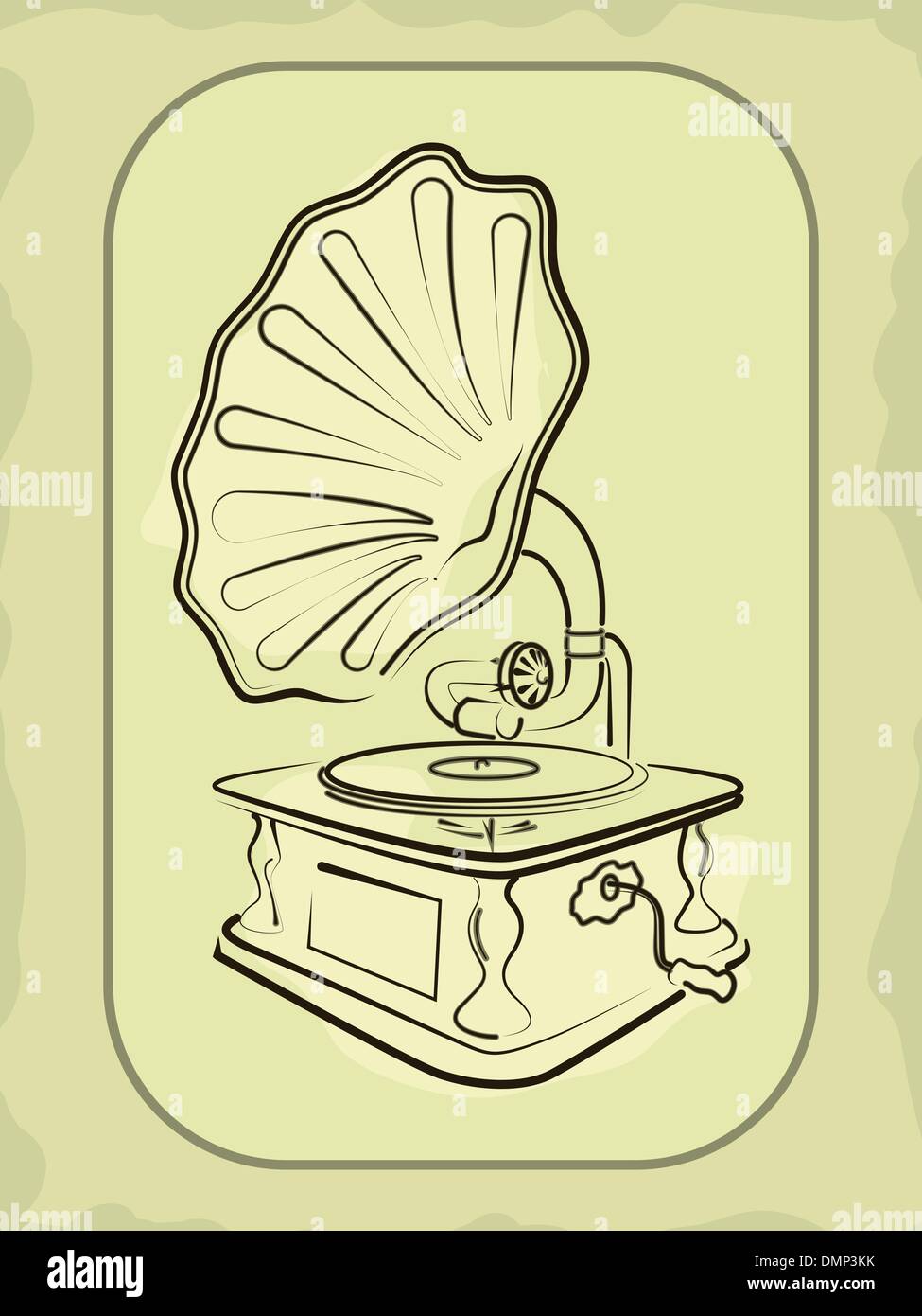 Grammophon vektor vektoren -Fotos und -Bildmaterial in hoher Auflösung ...