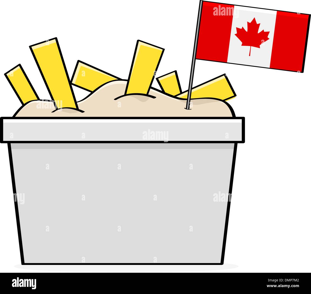 Traditionelle poutine Stock-Vektorgrafiken kaufen - Alamy