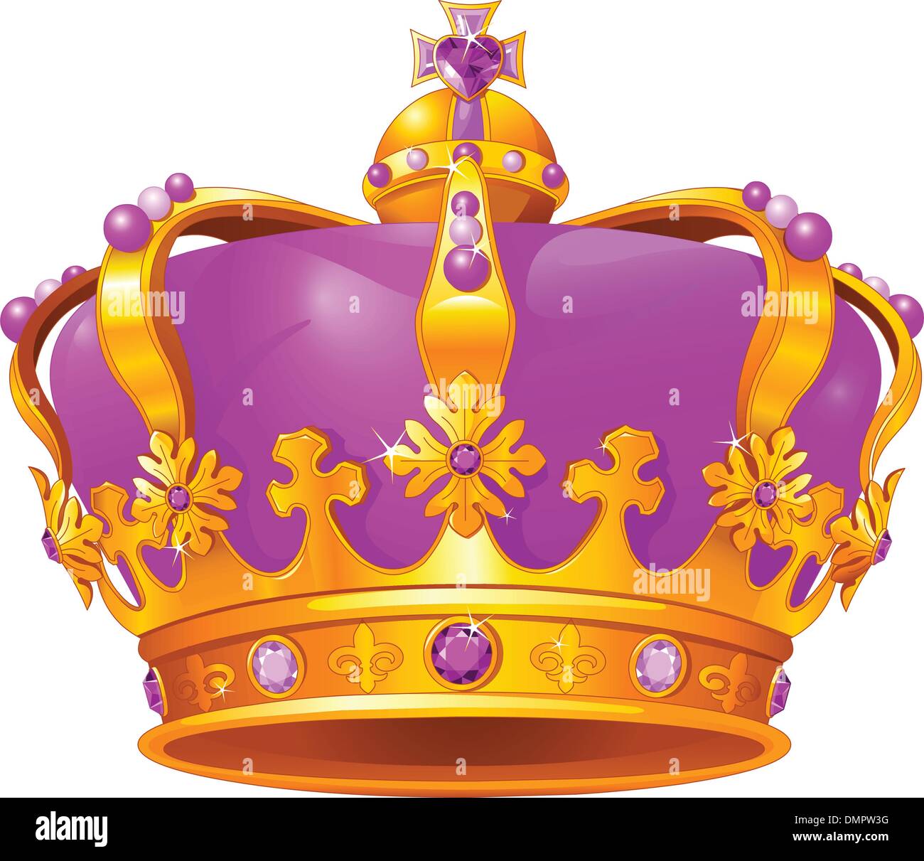 Schöne krone Stock-Vektorgrafiken kaufen - Alamy