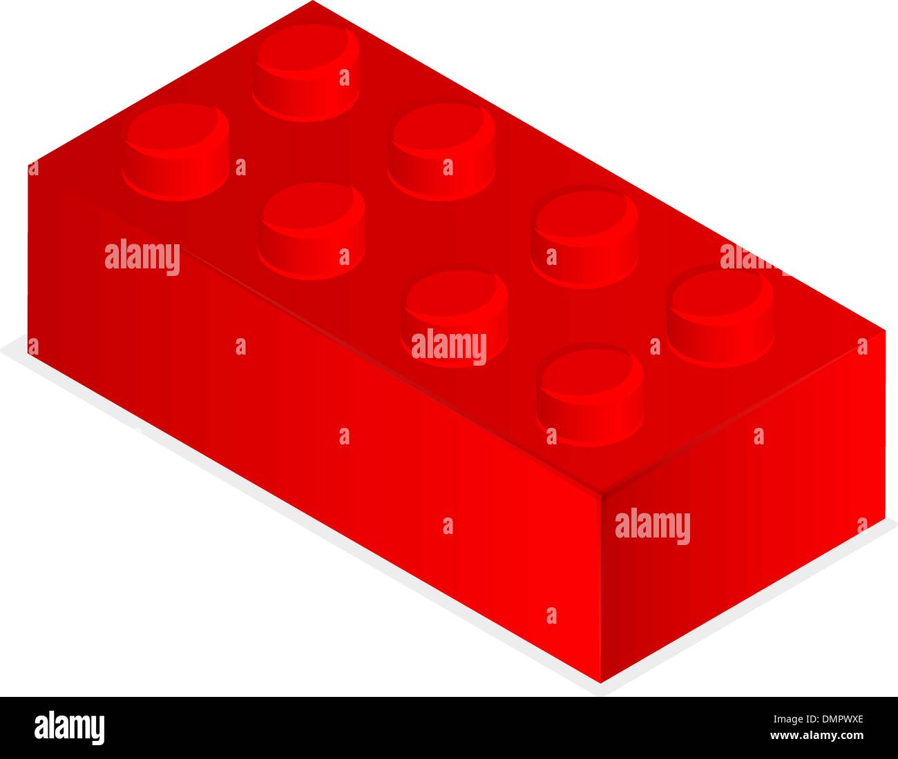 Roter block Stock-Vektorgrafiken kaufen - Alamy