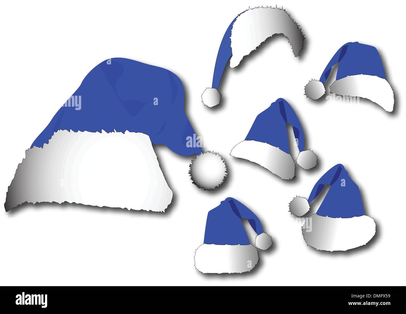 Der blaue hut Stock-Vektorgrafiken kaufen - Alamy