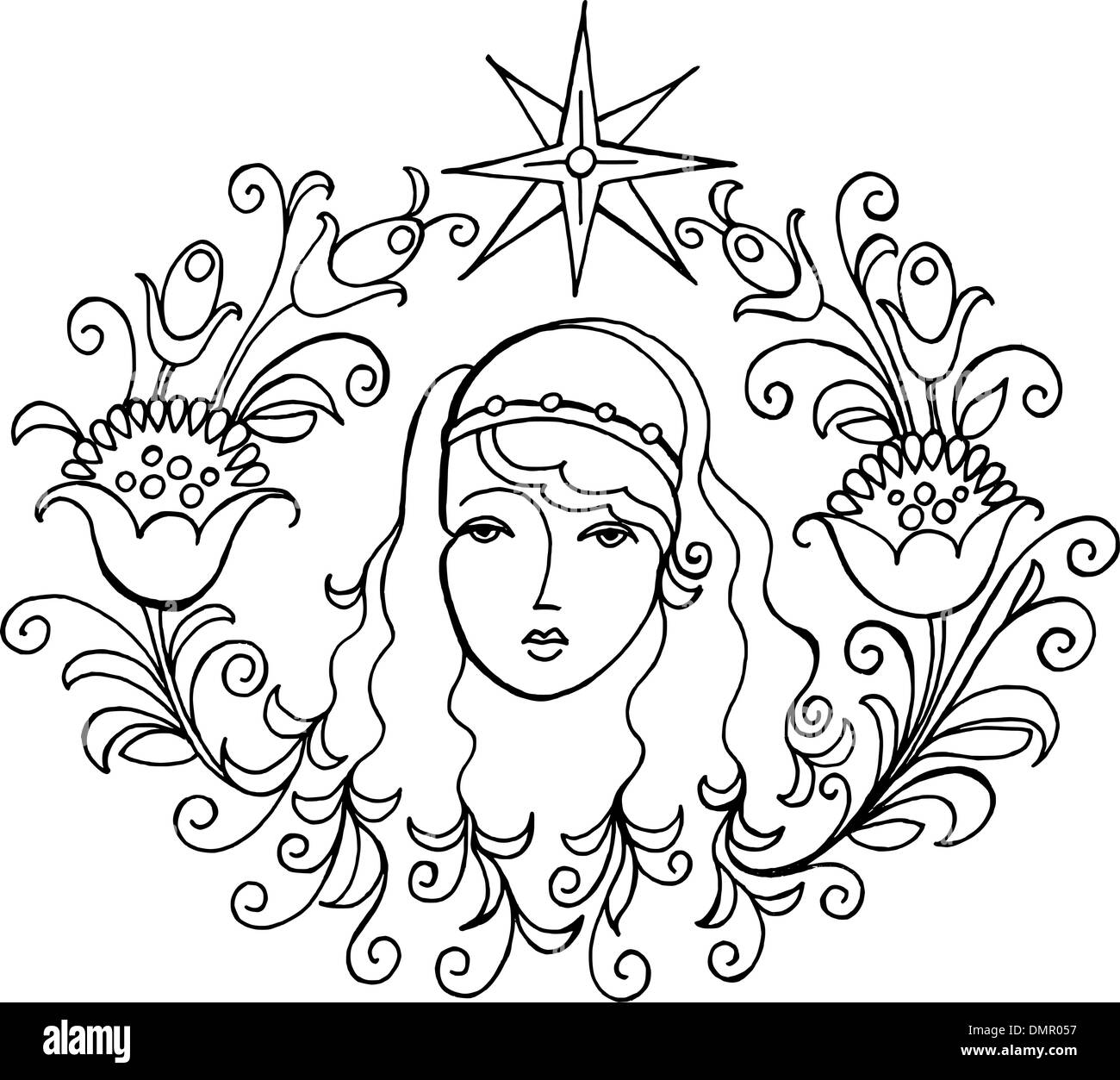 Blume des venus Stock-Vektorgrafiken kaufen - Alamy